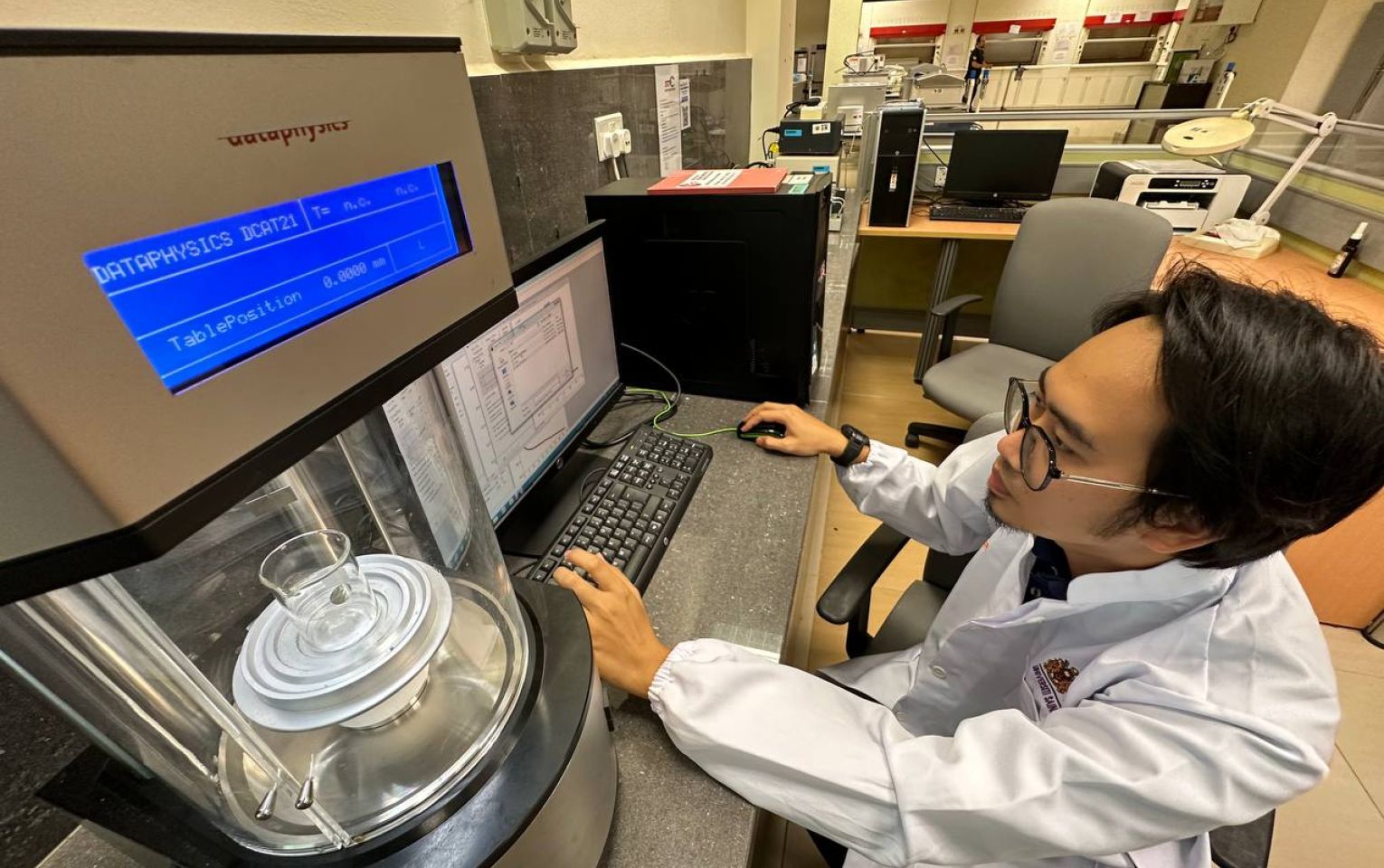 DCAT - DYNAMIC CONTACT ANGLE TENSIOMETER